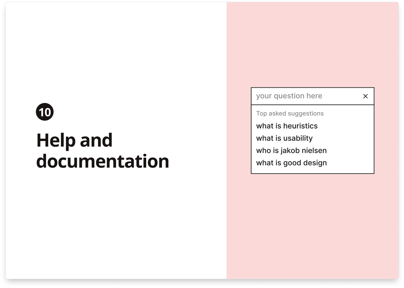 Usability heuristics for user interface design