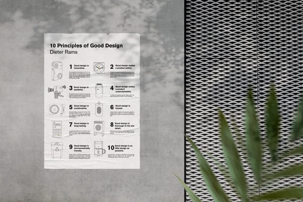 Dieter Rams and 10 principles for good design